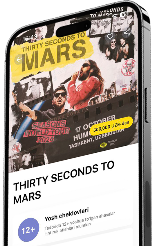 iTicket.UZ — Onlayn chiptalar sotuvi